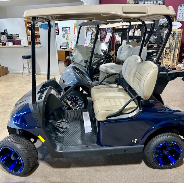 2025 E-Z-GO RXV (Patriot Blue, Gas EFI) – Golfmart
